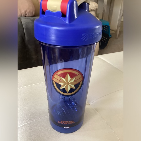 Marvel | Other | Marvel Captain Marvel Shakerblender Bottle Pro Hero ...